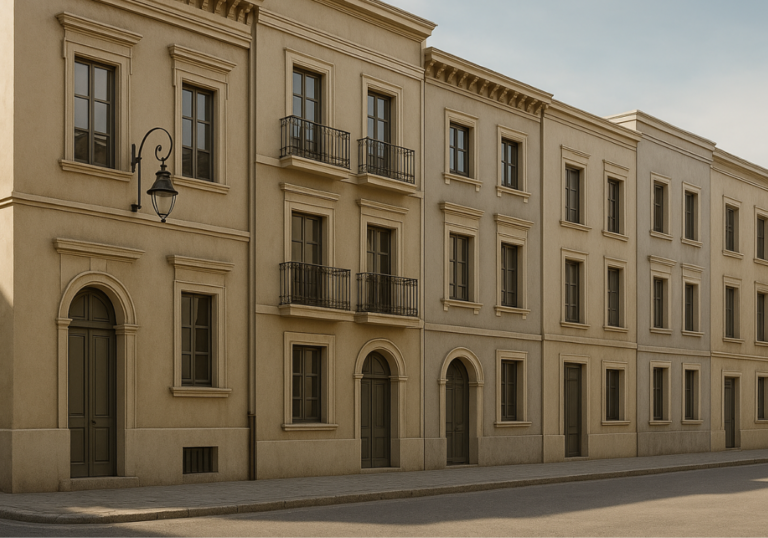 Partes de una fachada de un edificio: guía completa